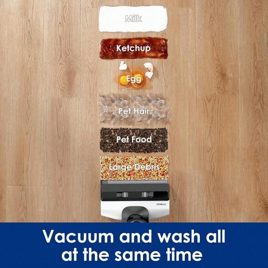 Floor ONE S5 PRO 2 Cordless Wet Dry Vacuum Smart Hardwood Floor Cleaner ...