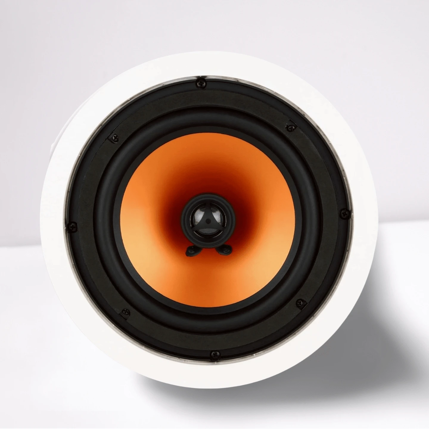 9.4" Round In-Ceiling Speaker – 8" Woofer & 1" Tweeter For Home Audio ...