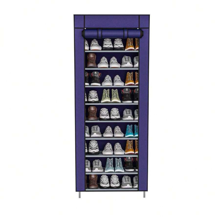 COMPACT DISASSEMBLY ORGANIZER SHOE RACK 9 TIERS BLUE for Sale Australia ...