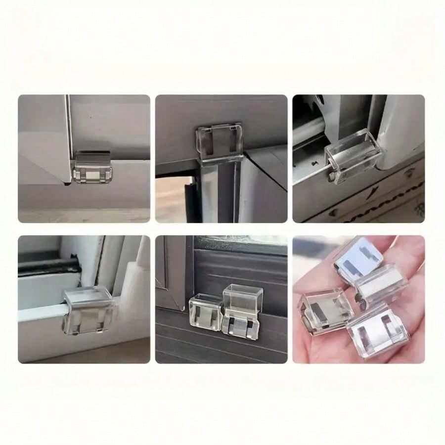 12pcs Stainless Steel Window Locks - Smooth Surface, Flat Head, Anti ...