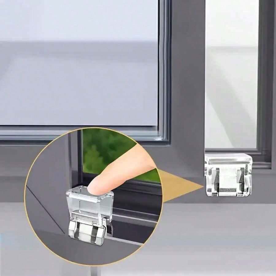 12pcs Stainless Steel Window Locks - Smooth Surface, Flat Head, Anti ...