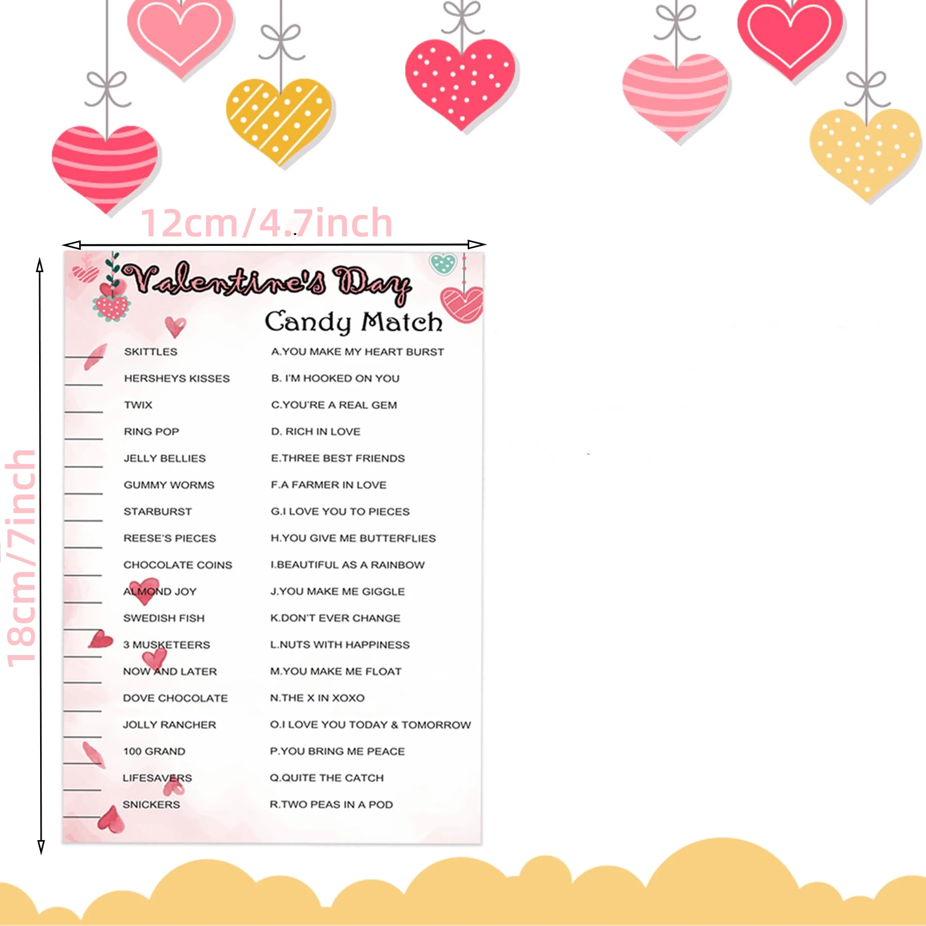 Valentine Day Party Games Card Valentine's Day Word Search Word ...