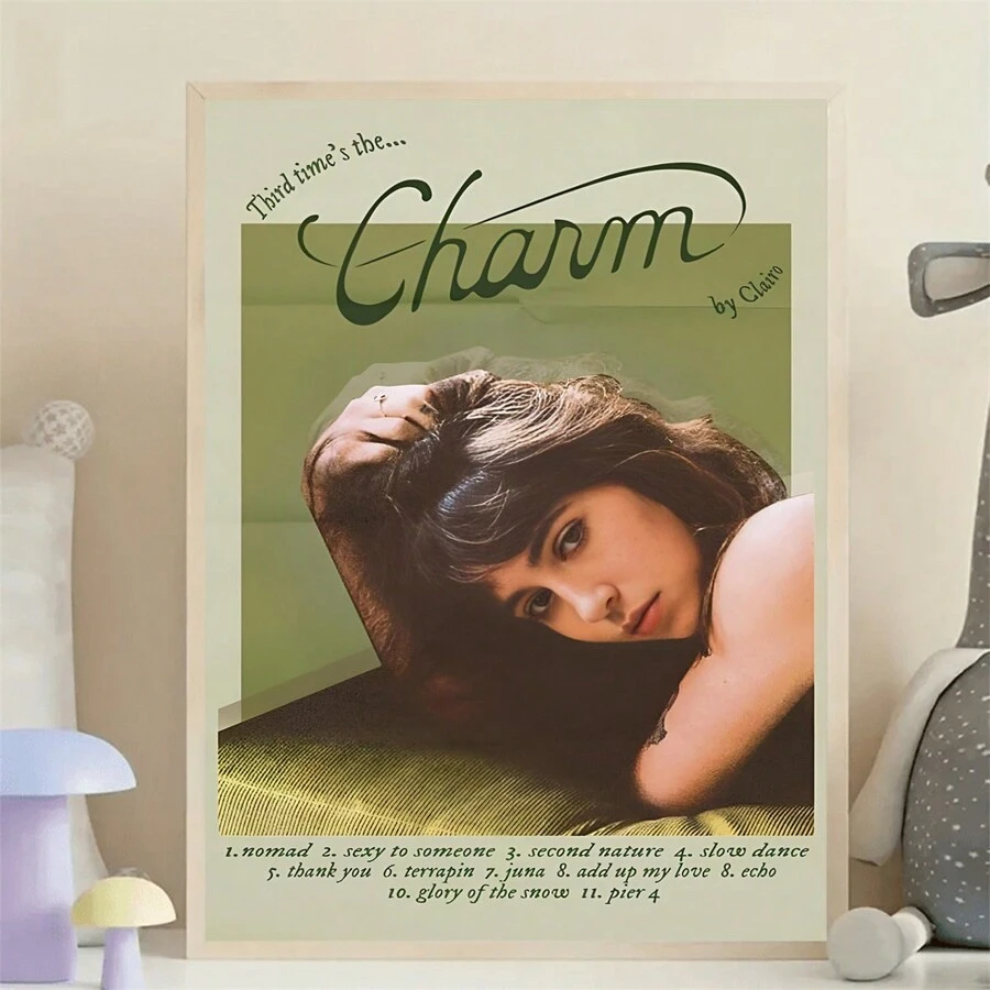 1pc Unframed, "Charming Vintage Clairo Album Cover Canvas Poster - Wall ...