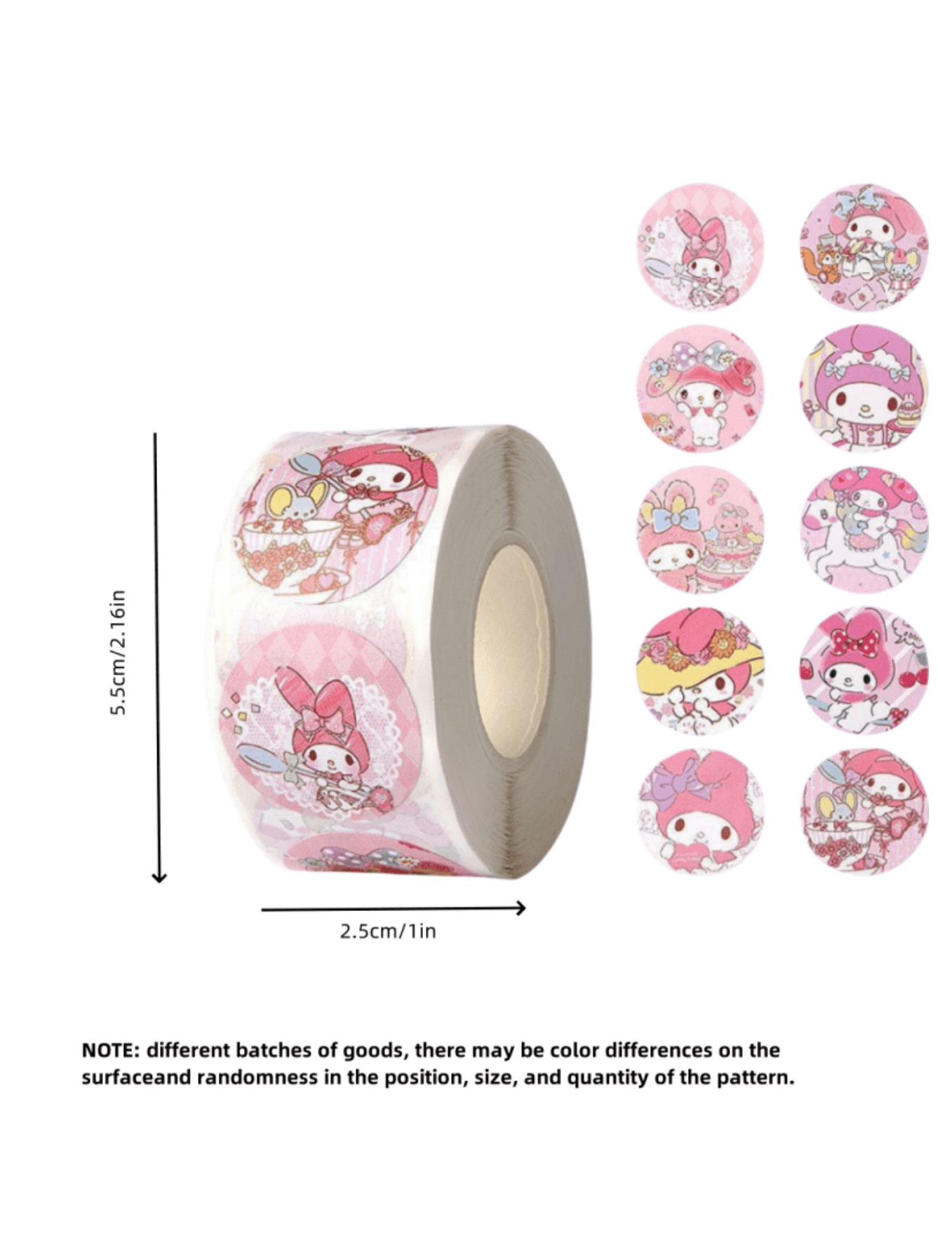 Sanrio 500/1500 stuks Sanrio Blind Box Stickers Hello Kitty Kuromi ...