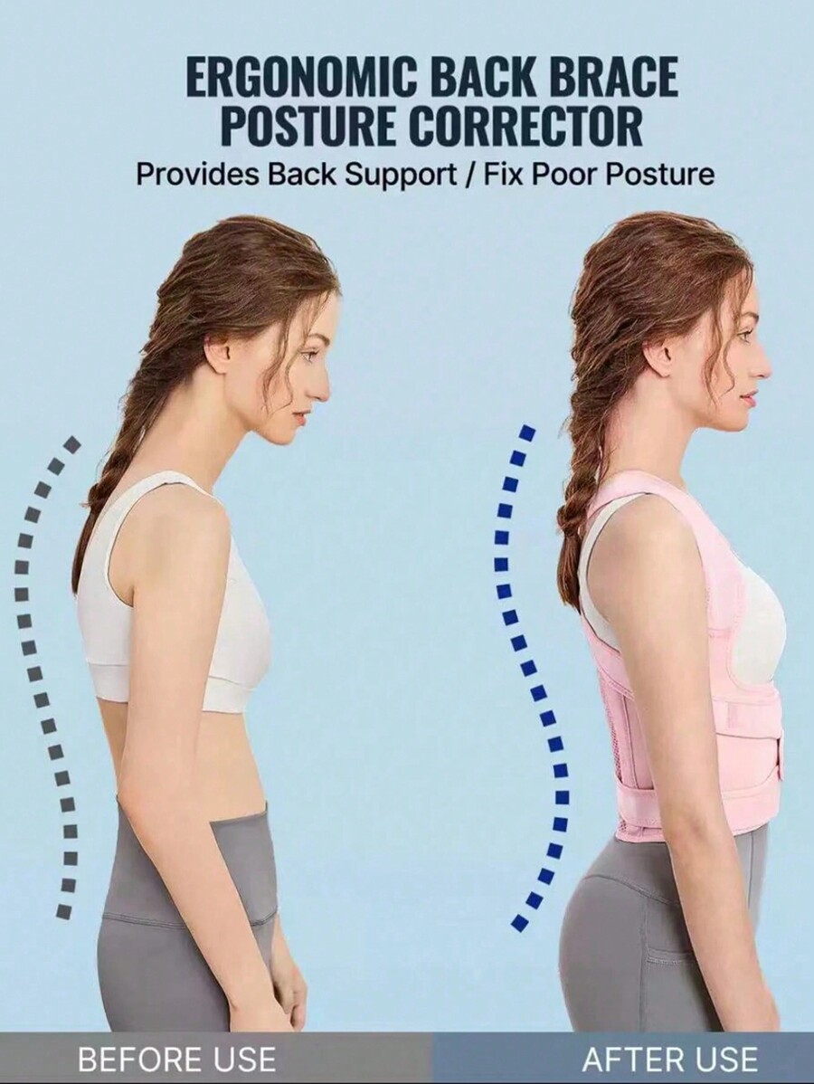 1pc Adult/Kids Beautiful Back Posture Corrector, Humpback Correction ...