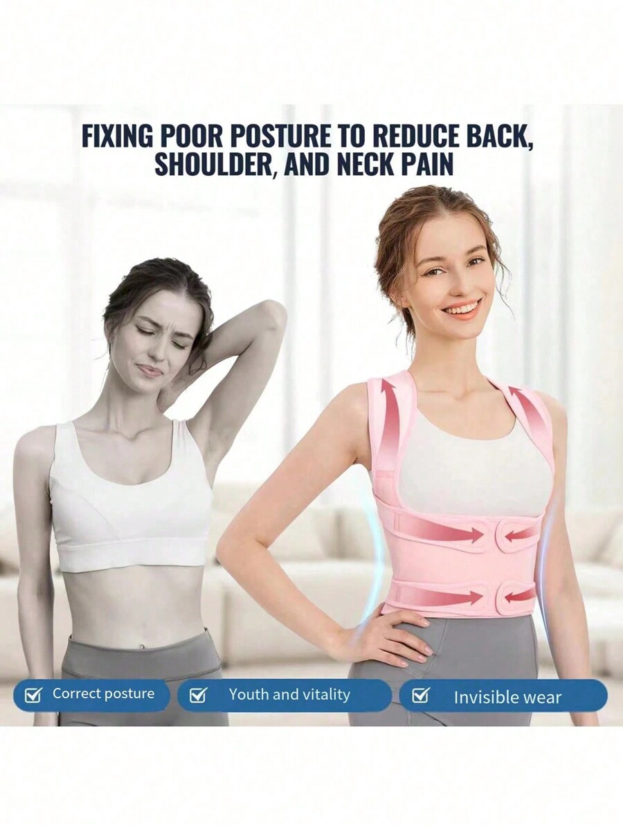 1pc Adult/Kids Beautiful Back Posture Corrector, Humpback Correction ...