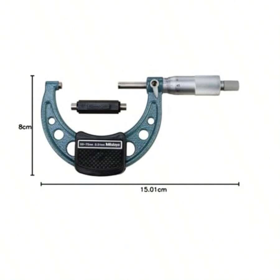 Micrometer 0.001mm Graduation 0mm-25mm Range Precision Measuring Tool ...