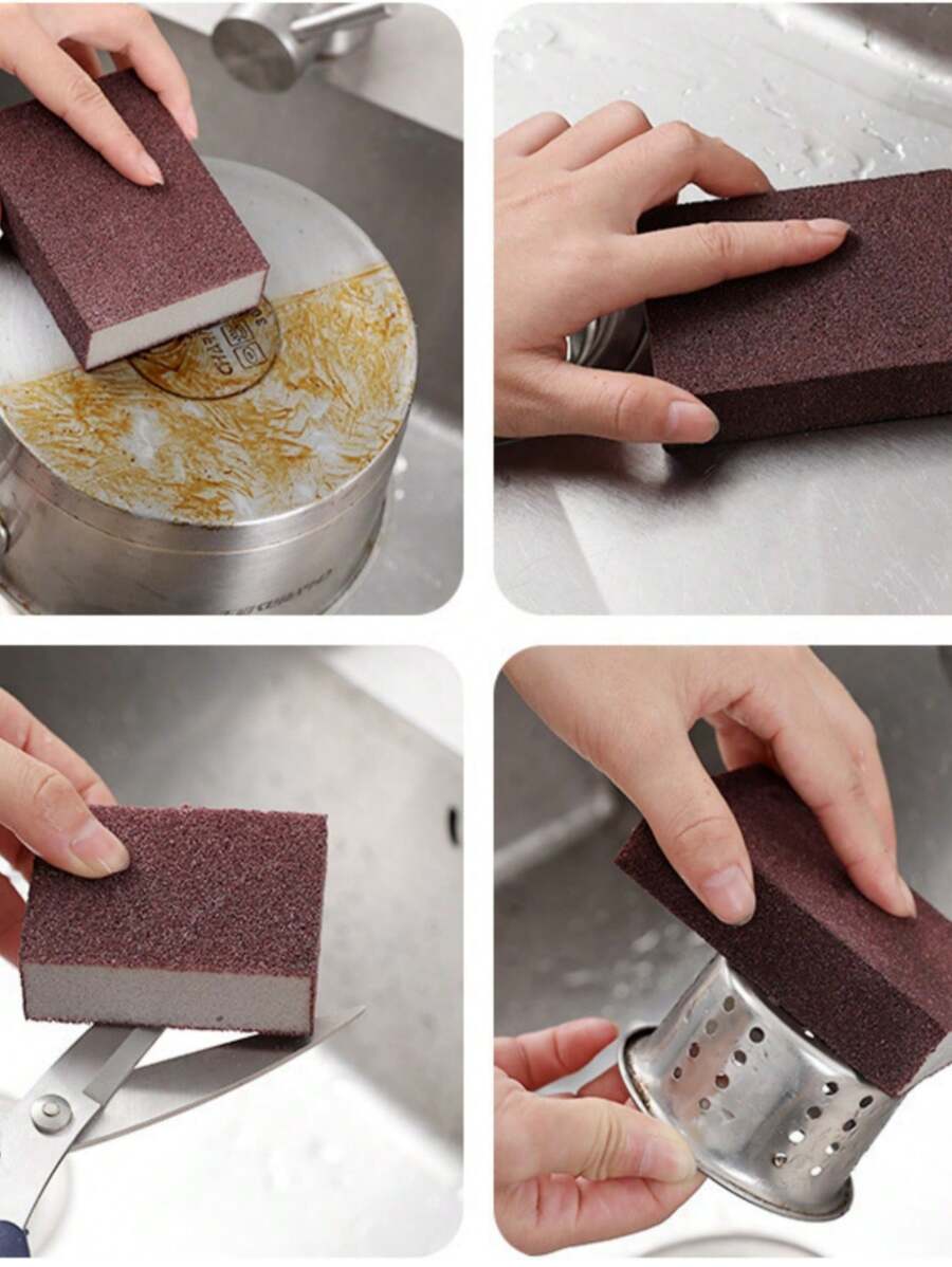 5 Packs Emery Magic Sponge Eraser Set - Heavy-Duty Scouring Sponges For ...