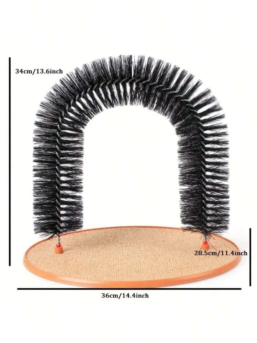 Cat Toy Arch Self Groome Pamper Feline With A Massage Grooming Rubbing ...