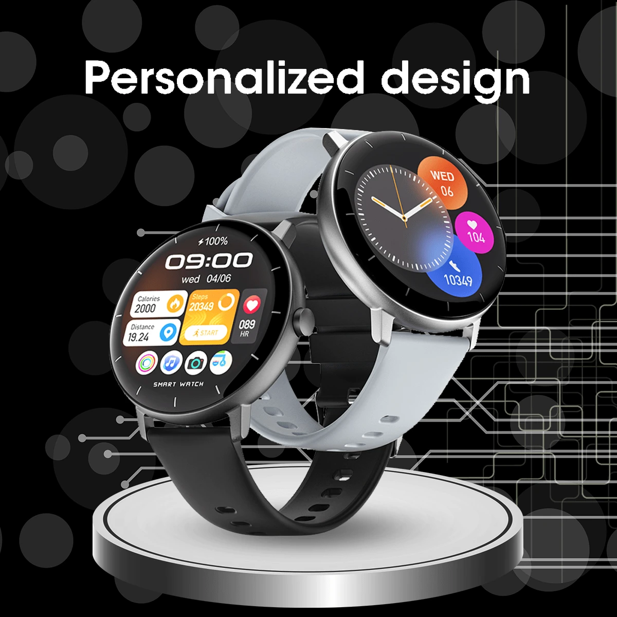 Smartwatch Maxwear GTR10 Pantalla de 1,43 pulgadas Llamada Bluetooth ...