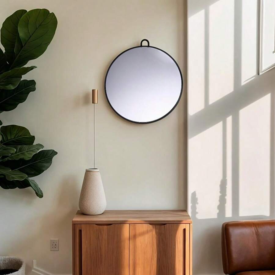 Portable Compact Round Mirror - High Definition Beauty Makeup Mirror ...