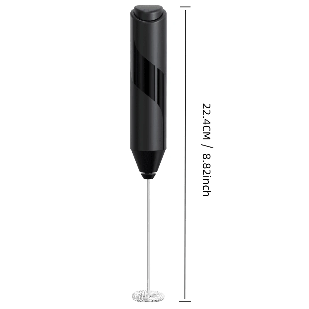 Milk Frother Handheld, Battery Powered Drink Mixer For Matcha Coffee ...