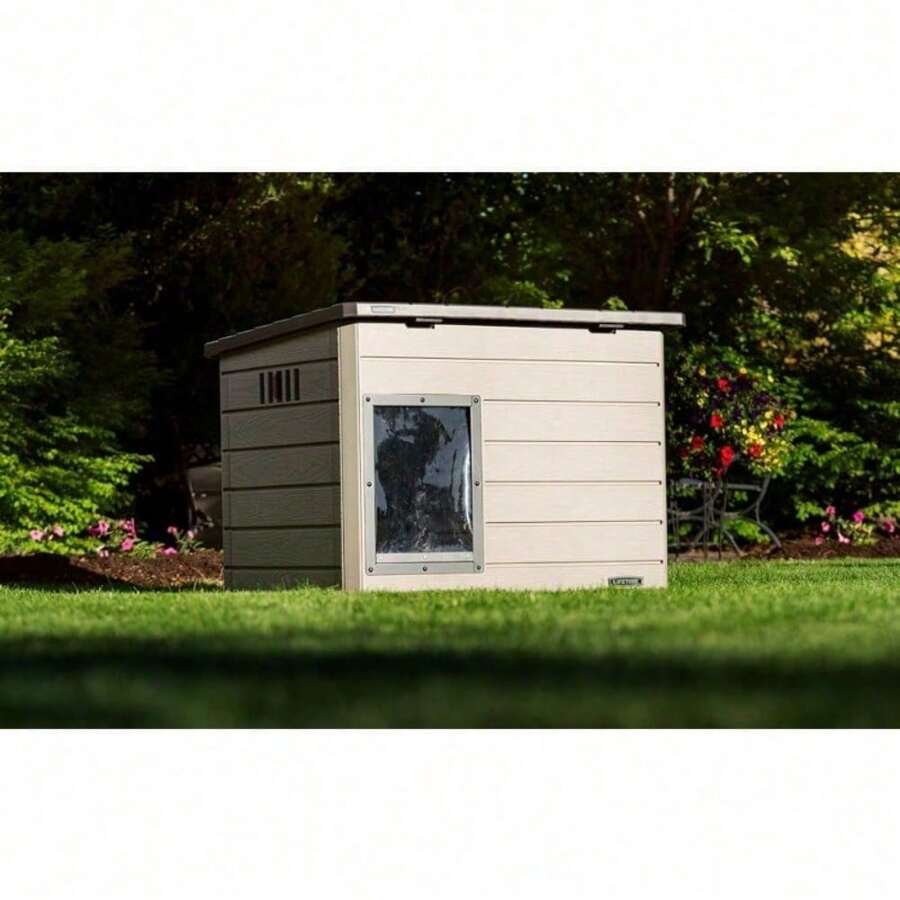 Luxury Dog House, The Weather Can Adjust The Ventilation Holes, The ...