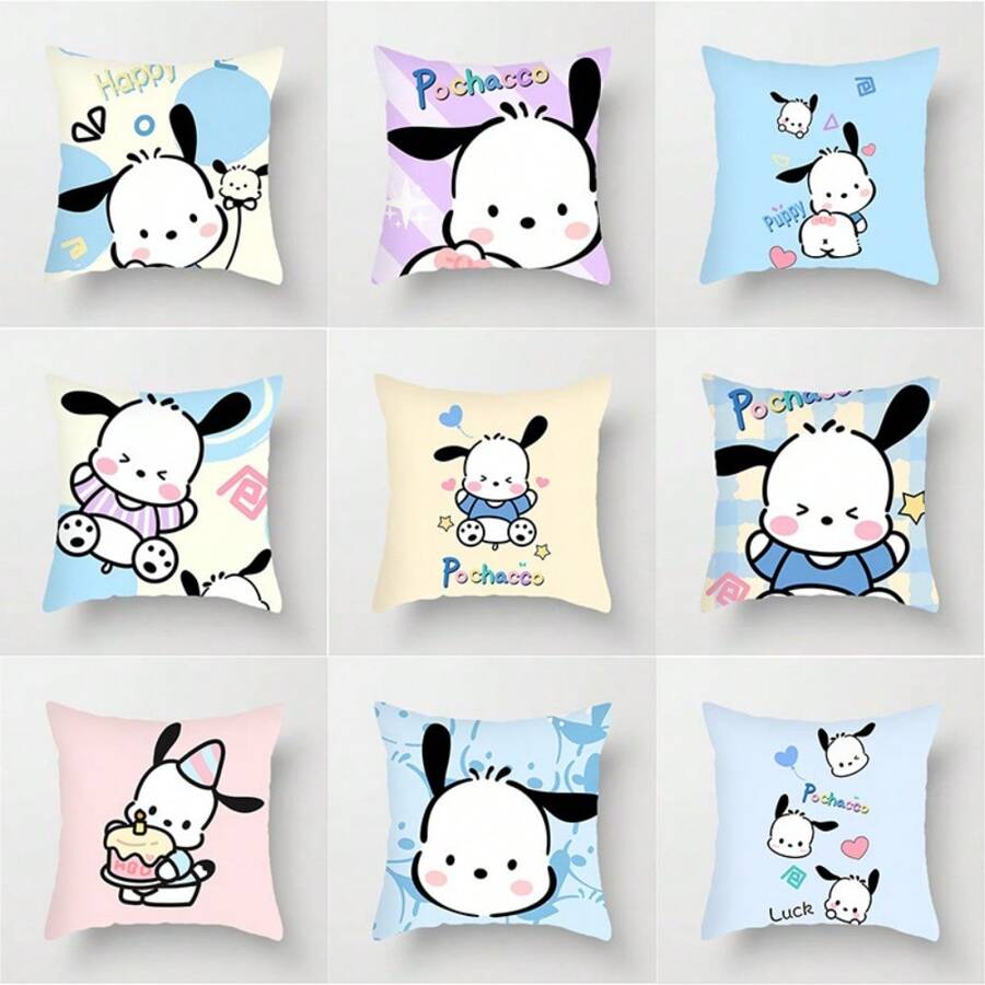 Sanrio 1pc Sanrio Kuromi & Hello Kitty Cartoon Decorative Pillow Case ...