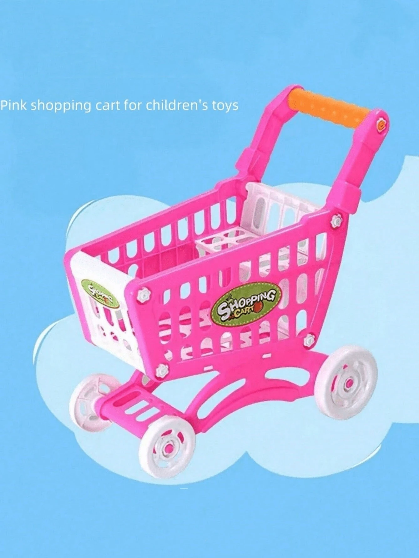 Children's Home Mini Simulation Supermarket Shopping Driver Cart Toy ...
