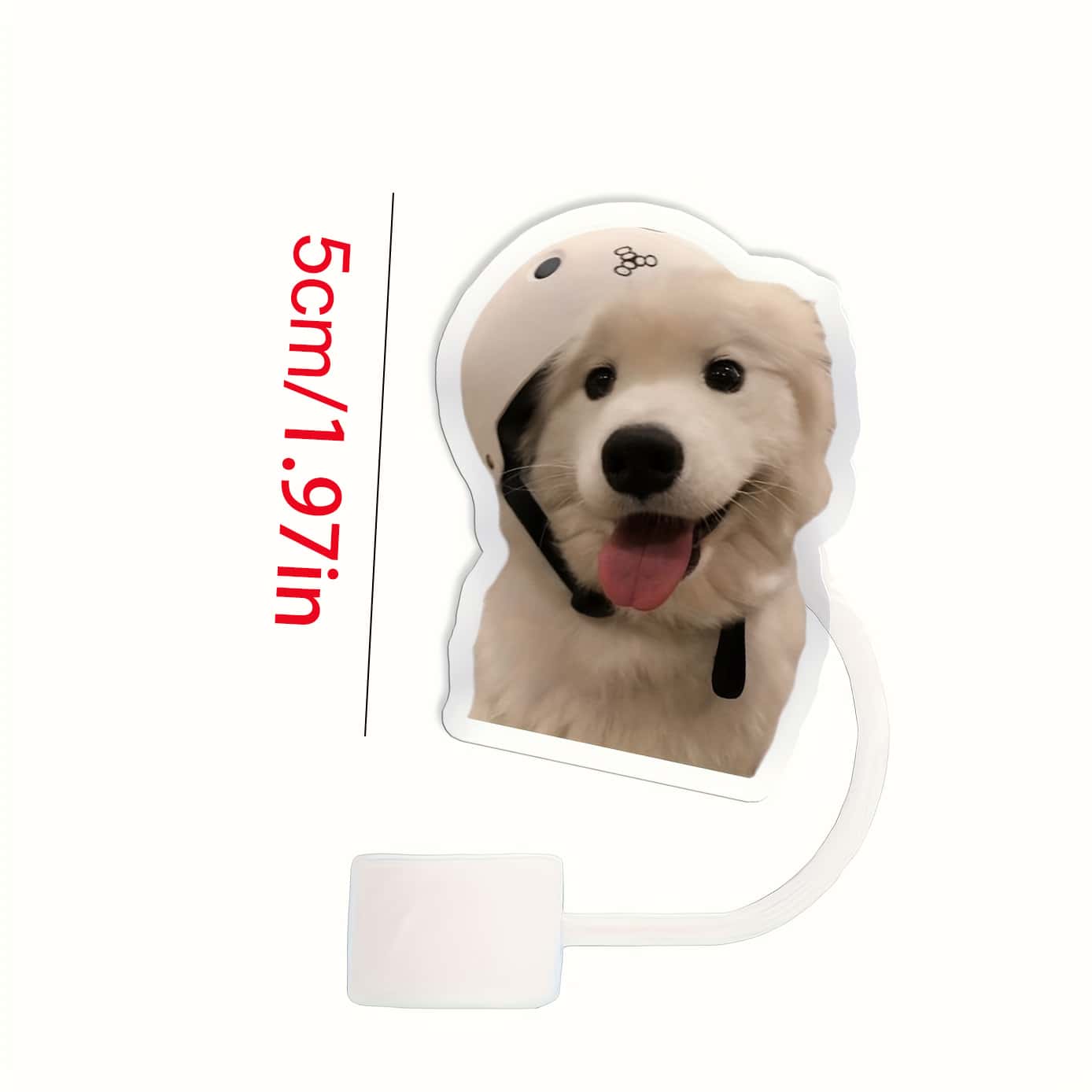 Custom Straw Toppers Personalized Silicone Cup Straw Cover With Acrylic ...