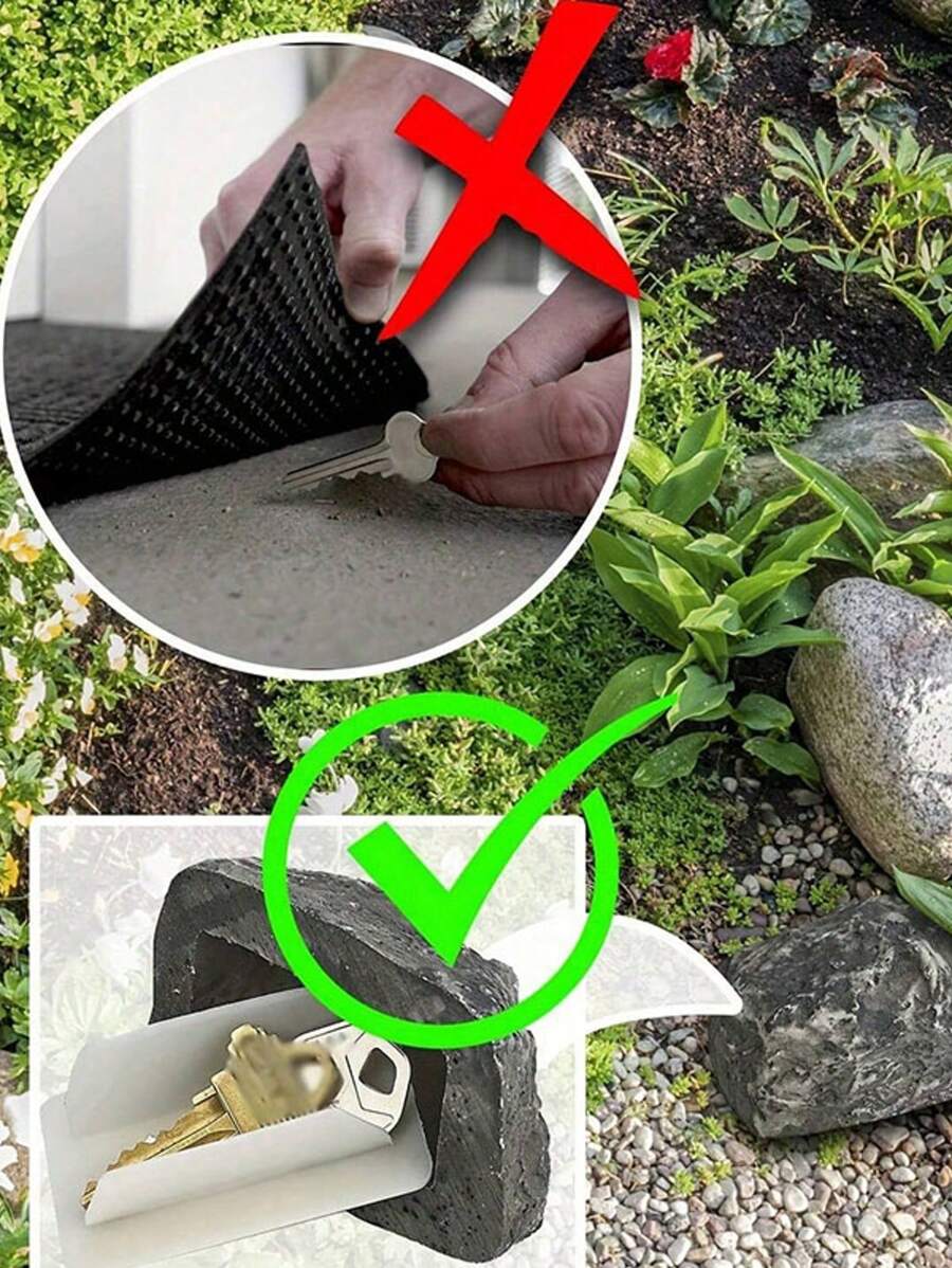 Outdoor Hidden Key Box Outdoor Courtyard Hidden Key Box Door Key Box ...