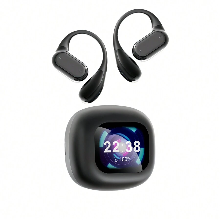 5.4 Wireless Headphones, True Wireless Open Ear Earbuds With Touch ...