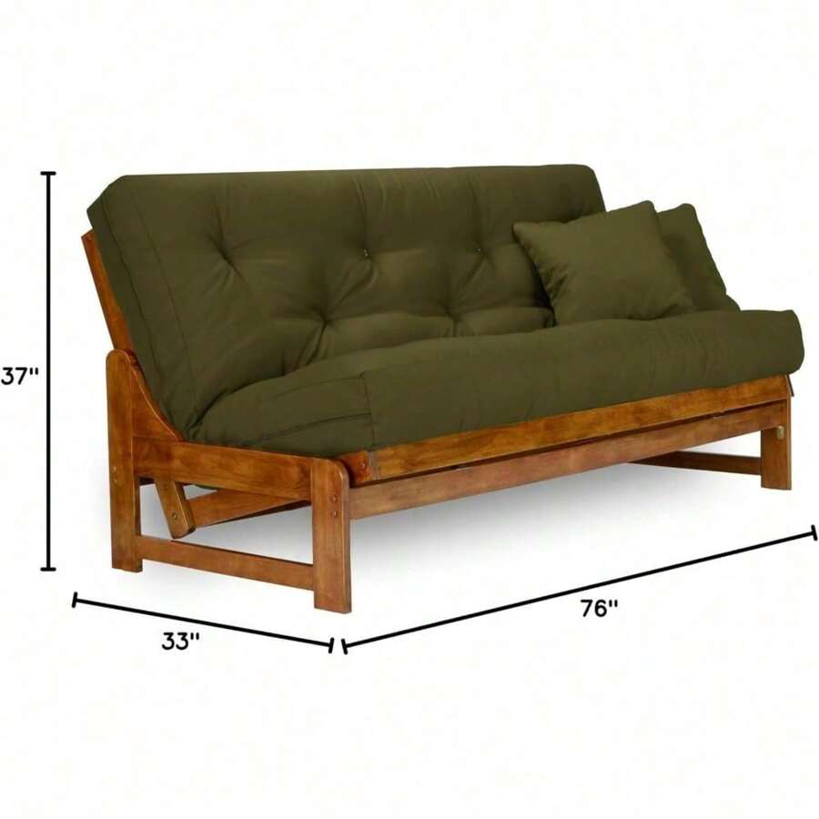 Futons Arden Futon Frame - Queen Size (Frame Only), Solid Wood ...