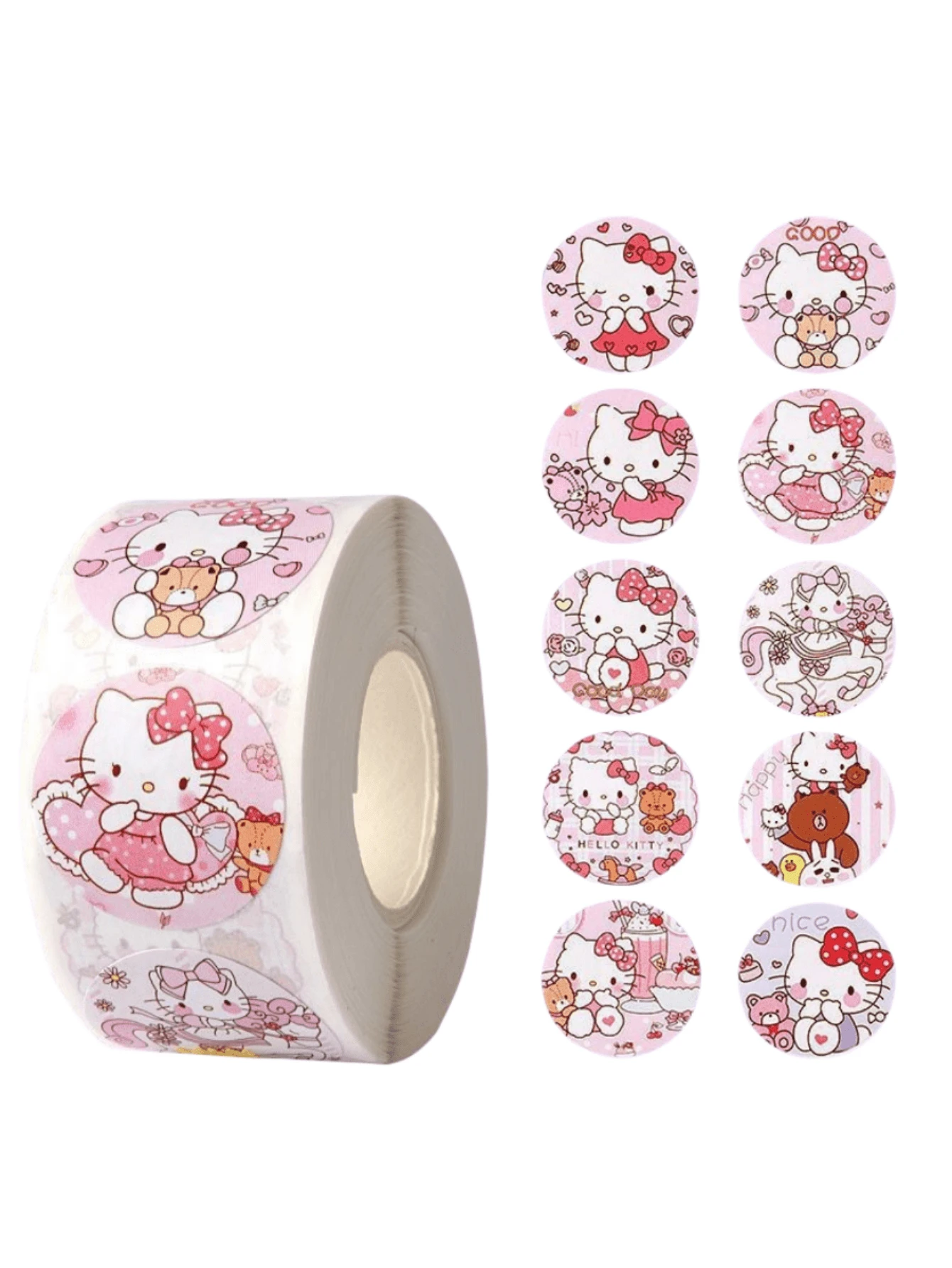 Sanrio 500/1500pcs Sanrio Blind Box Stickers Hello Kitty Kuromi ...