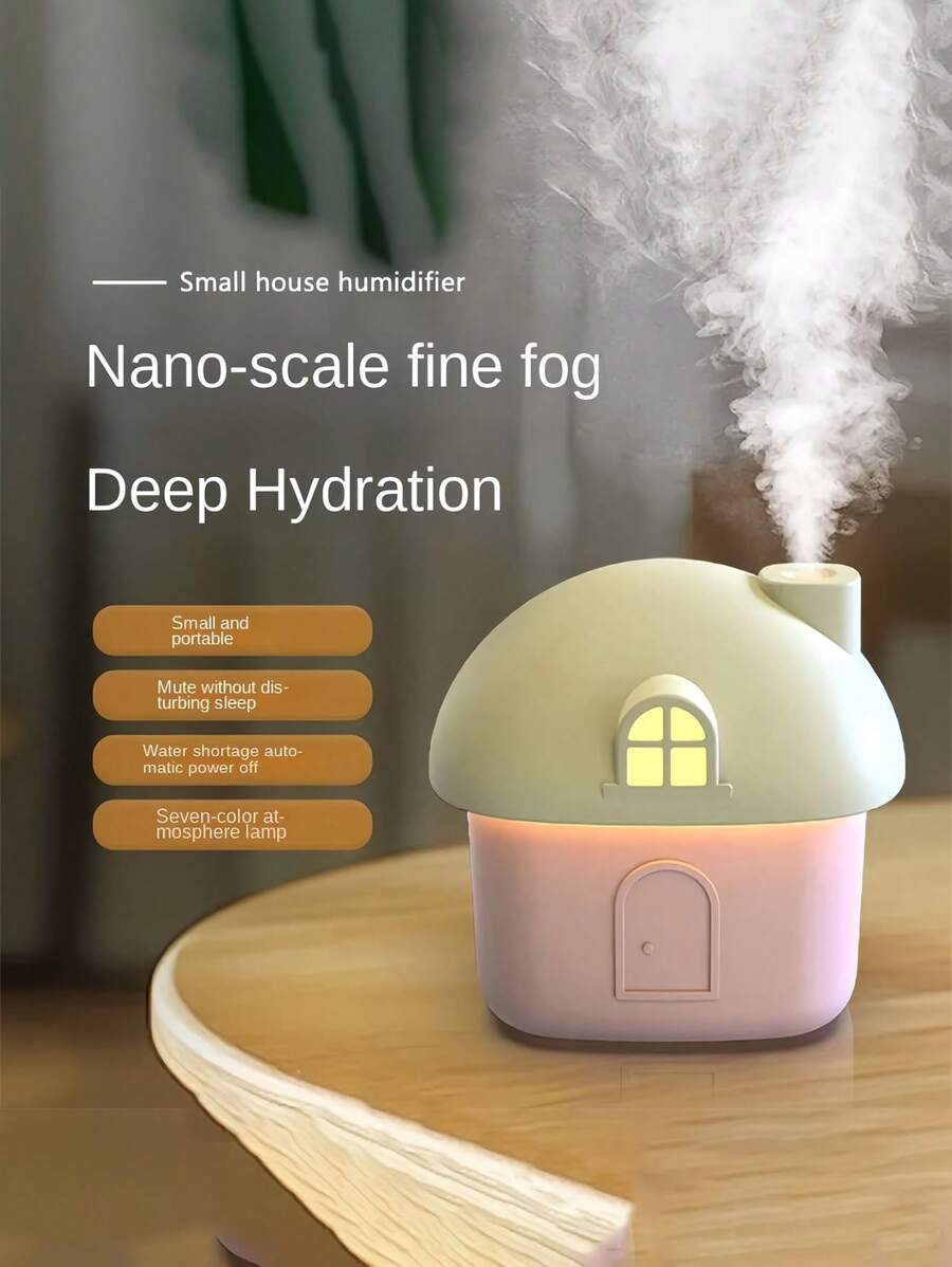 Silent Technology Humidifier With Coloured Night Light - USB Powered ...