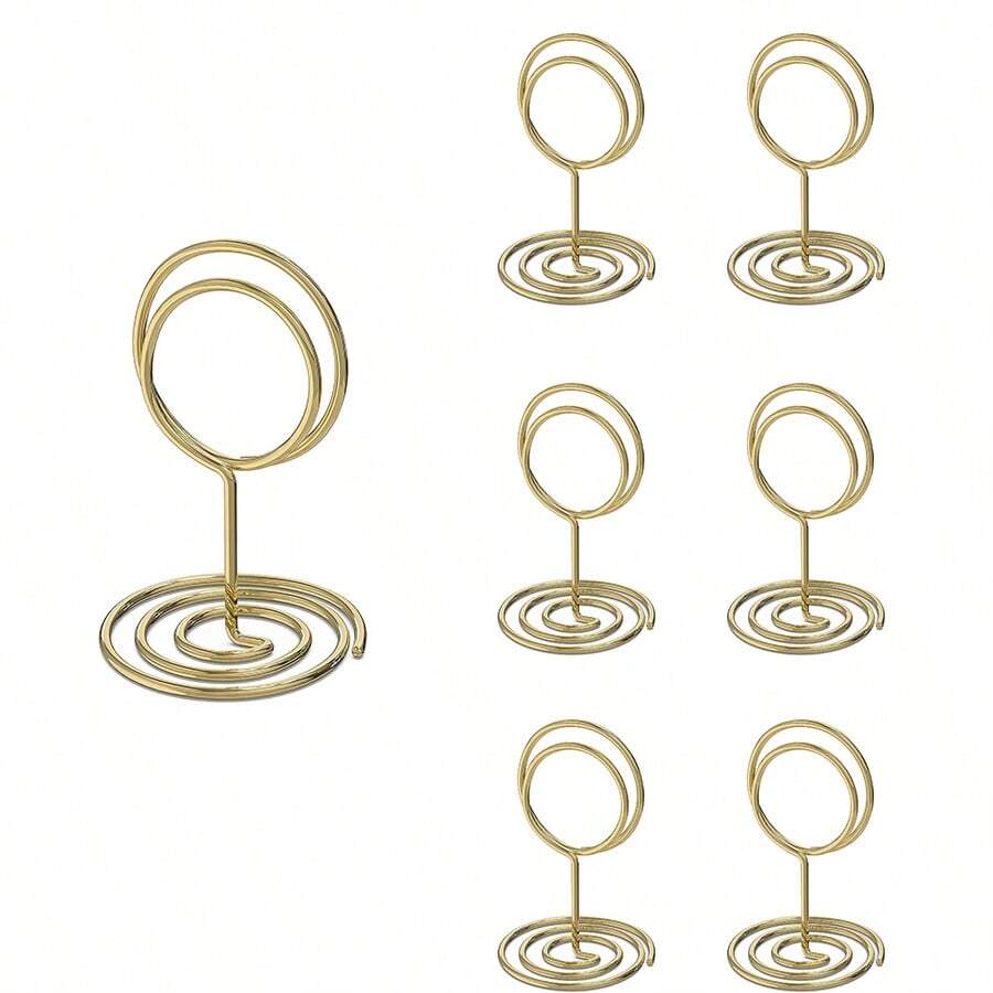 Wedding Table Card Holder - Gold Table Card Holder Photo Stand - Table ...