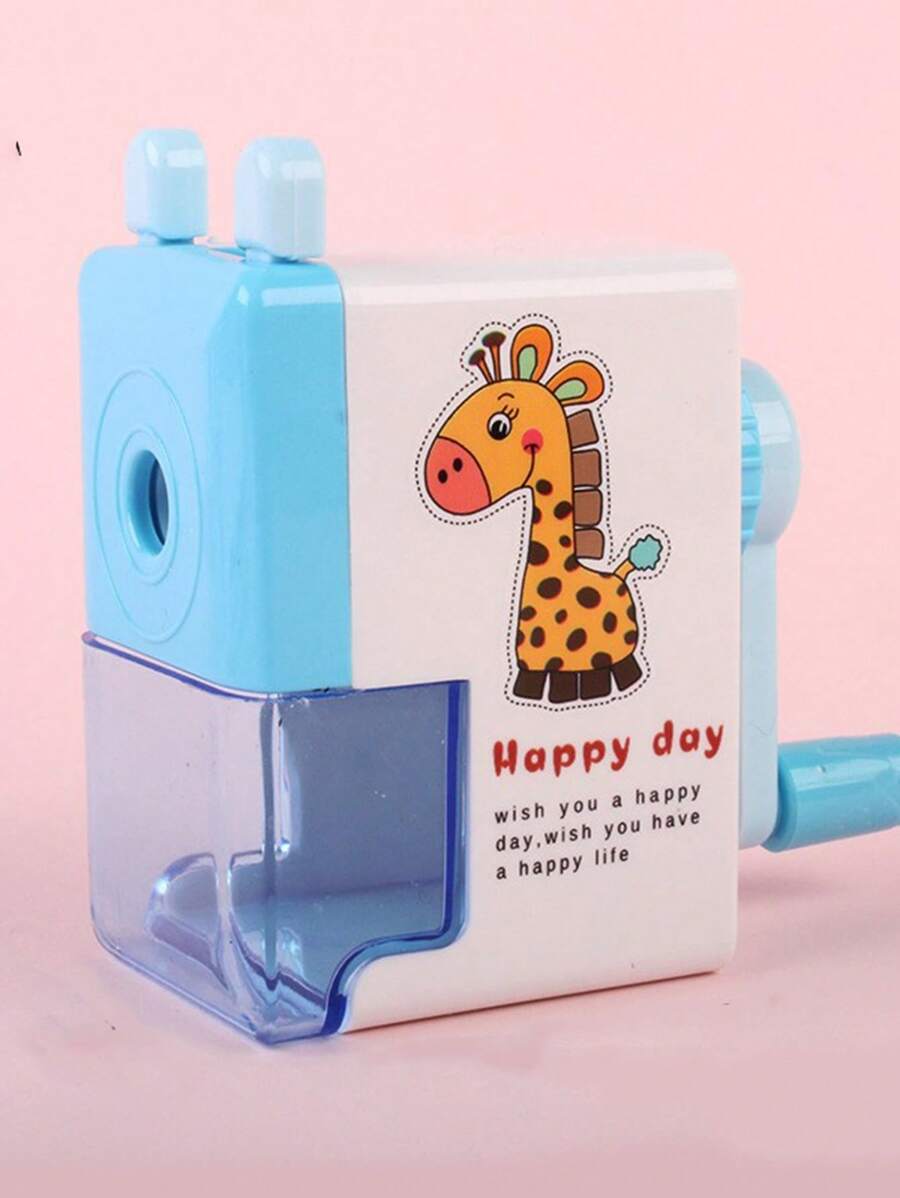 1pc Cartoon Pencil Sharpener, Creative Easy To Use Single Hole Pencil ...