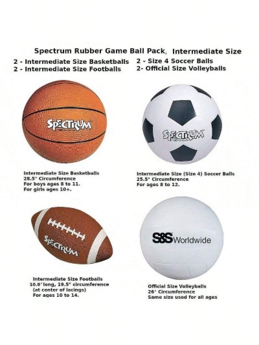 Spectrum Game Ball Easy Pack Intermediate | SHEIN USA