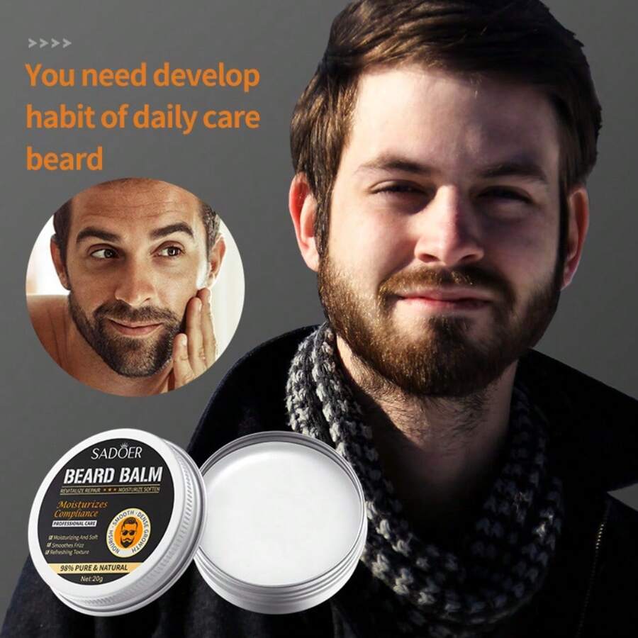 Beard Care Cream 20g Men's Beard Care Nourishing Beard Cream Nourishes ...