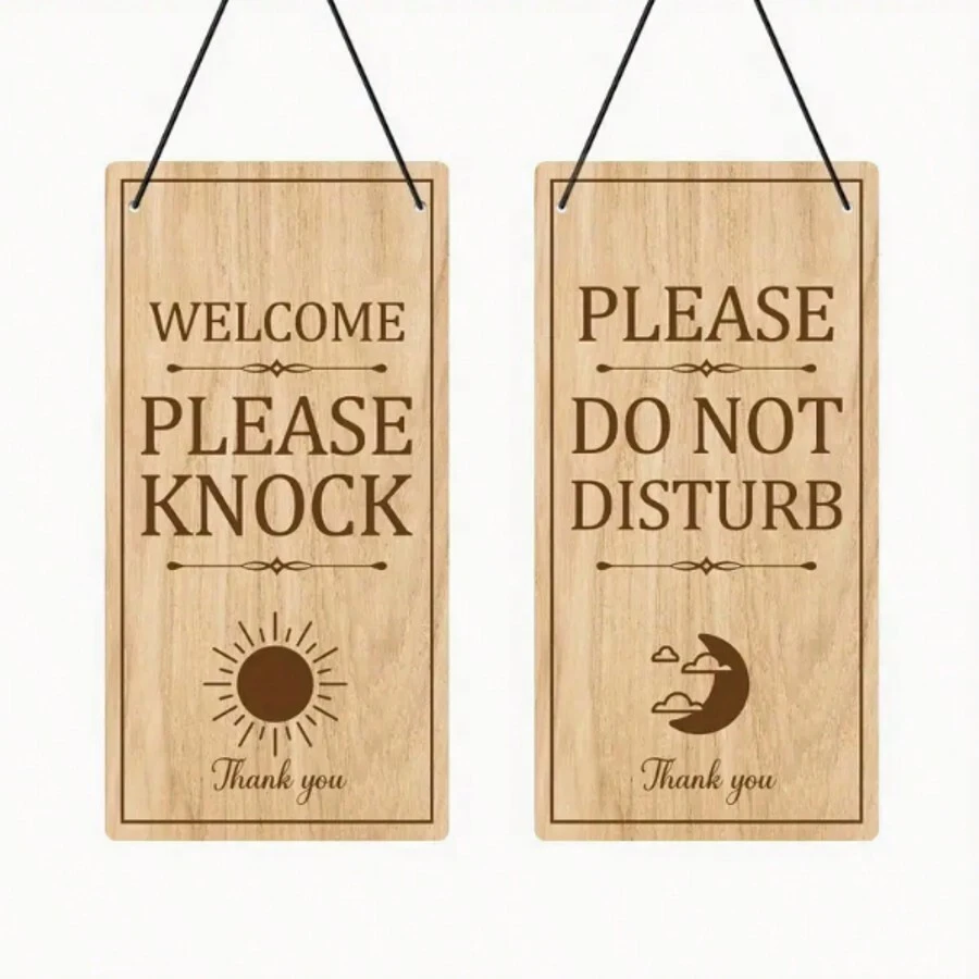 Professional, Reversible 'Please Don't Disturb/Welcome, Please Knock ...