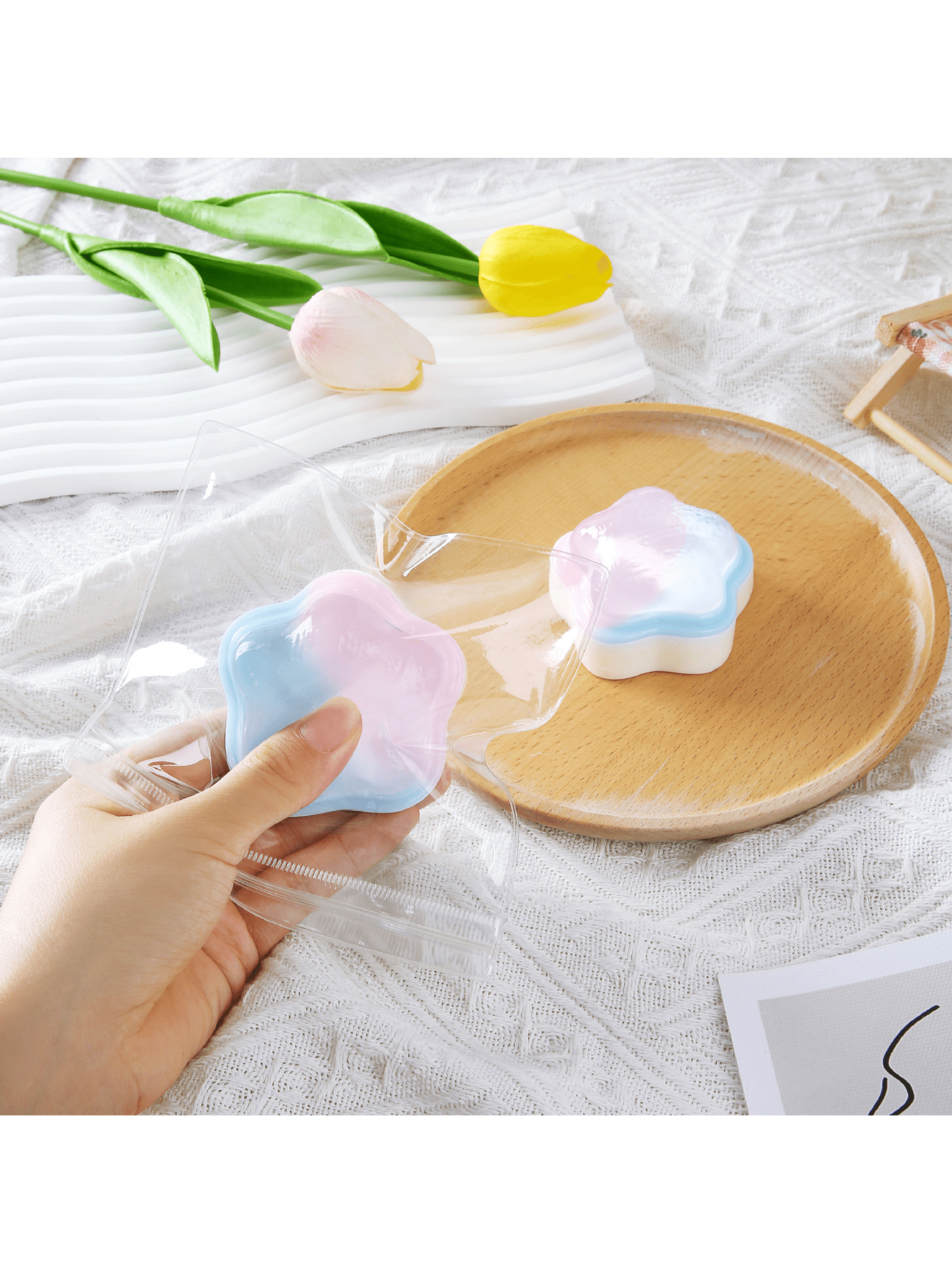 Colorful Star Shaped Squishy Toy, Anti-Stress Decompression Toy With ...