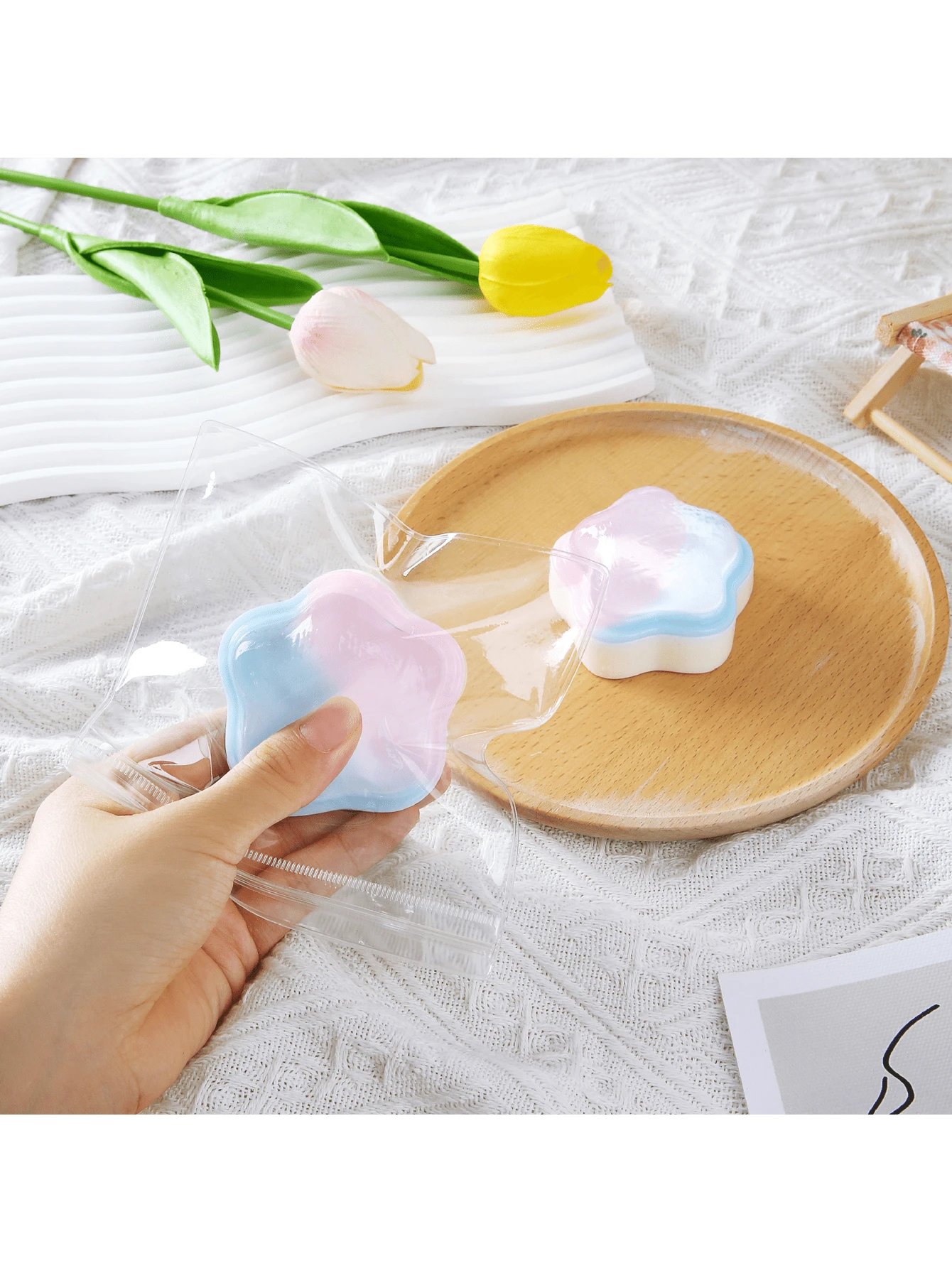 Colorful Star Shaped Squishy Toy, Anti-Stress Decompression Toy With ...