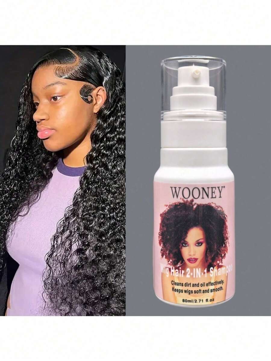 WOONEY 2-In-1 Wig Shampoo - Smoothing, Nourishing Formula To Prevent ...