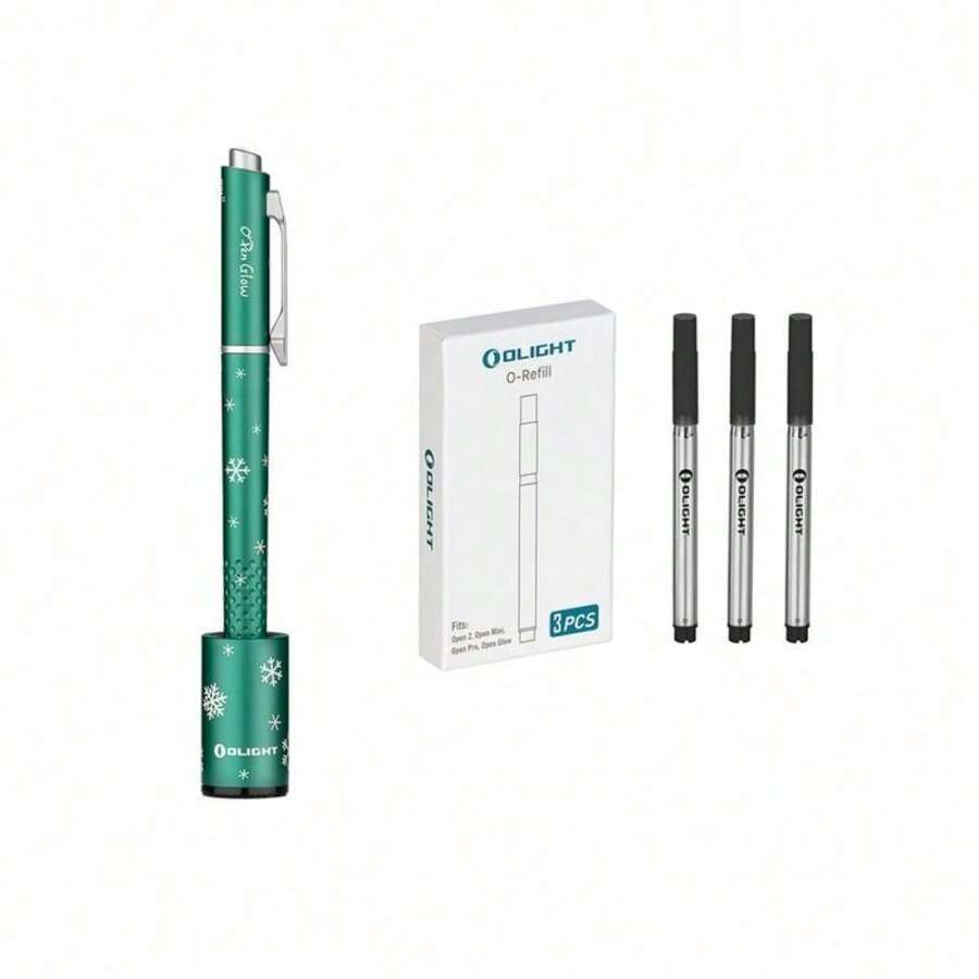 OLIGHT O'Pen Glow EDC Pen Light, 120 Lumens With Green Beam ...