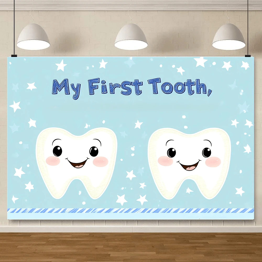 A Light Blue Background Cloth, Suitable For Events Celebrating The ...