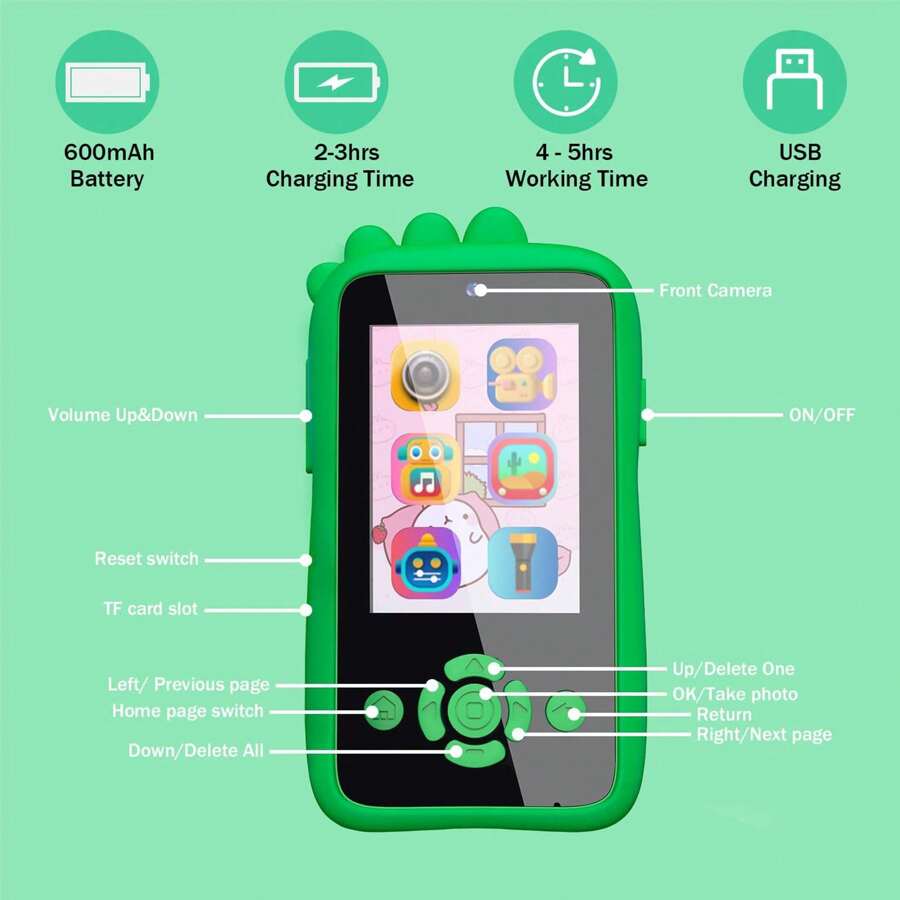 Kids Toy Smartphone, Christmas Birthday Gifts For Boys Girls Age 3-6 ...