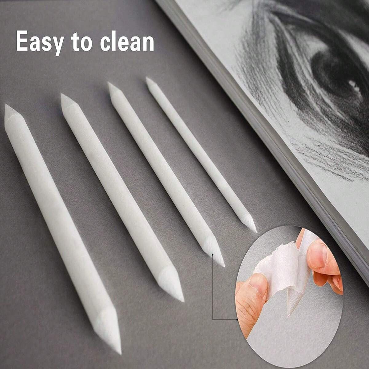 7 יחידות מיזוג גדמים וטורטיליוני נייר אמנות בלנדרים עם נייר זכוכית מחדד ...