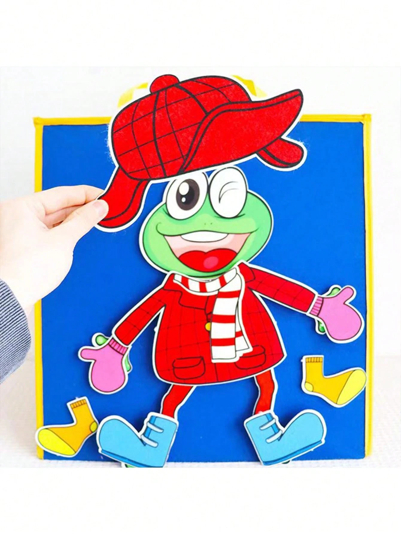 hoojojo 13 DIY Clothing Combinations, Frog Dressing Toy, Children's ...