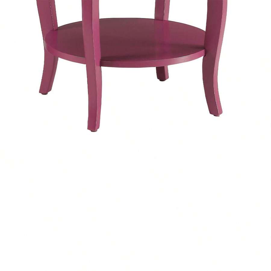 Side Table, Sofa Side Table, Coffee Table, End Table, Solid Wood Round ...