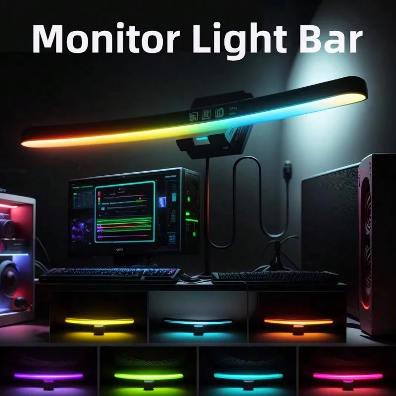 CANMEIJIA Monitor Light Bar Desk Lamps Led Bar PC Monitor Light Bar ...
