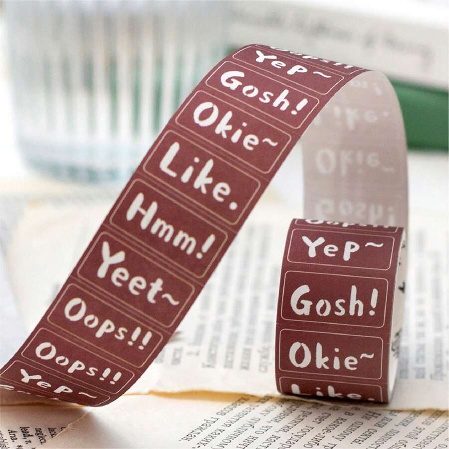 1 Roll Today's Mood Series Various Date And Mood Markers Labels ...