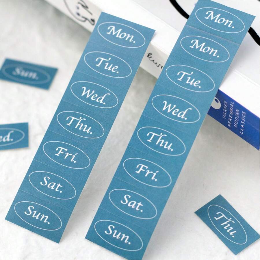 1 Roll Today's Mood Series Various Date And Mood Markers Labels ...