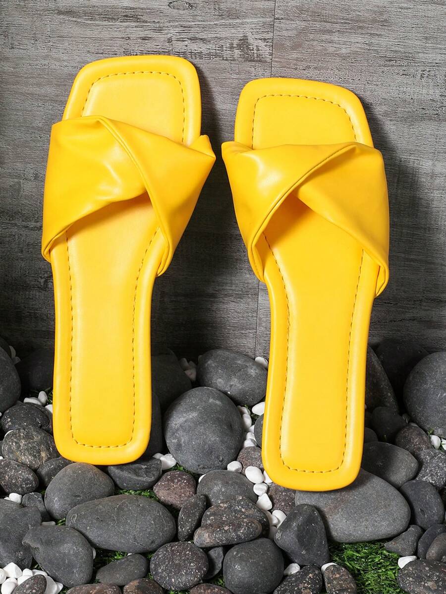 Women's Summer New Folding Flat Sandals, Lightweight Luxury High-End ...