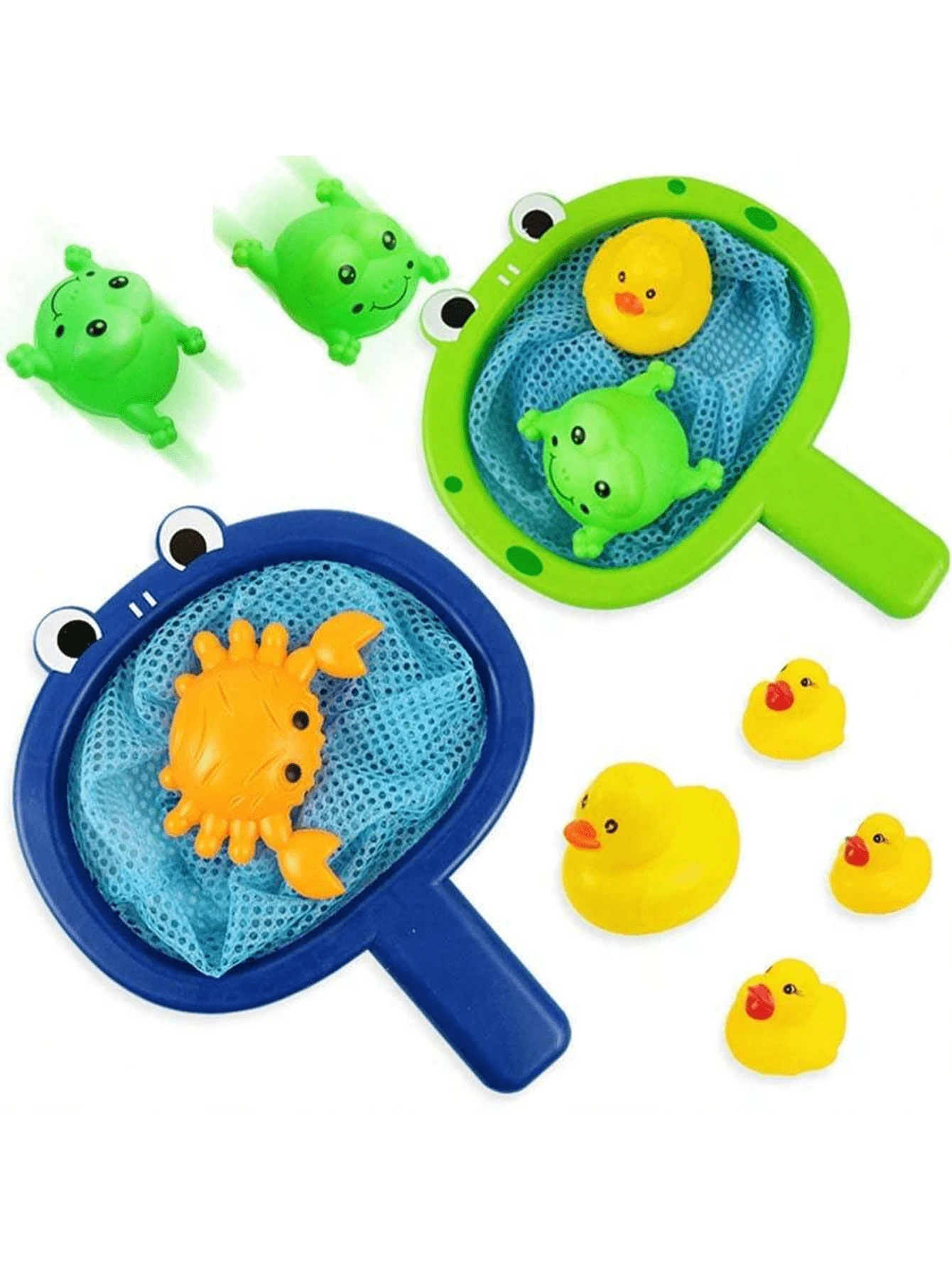 1Set Kid Bath Toy, Fishing Net For Water Playtime In Bathroom Or Pool ...