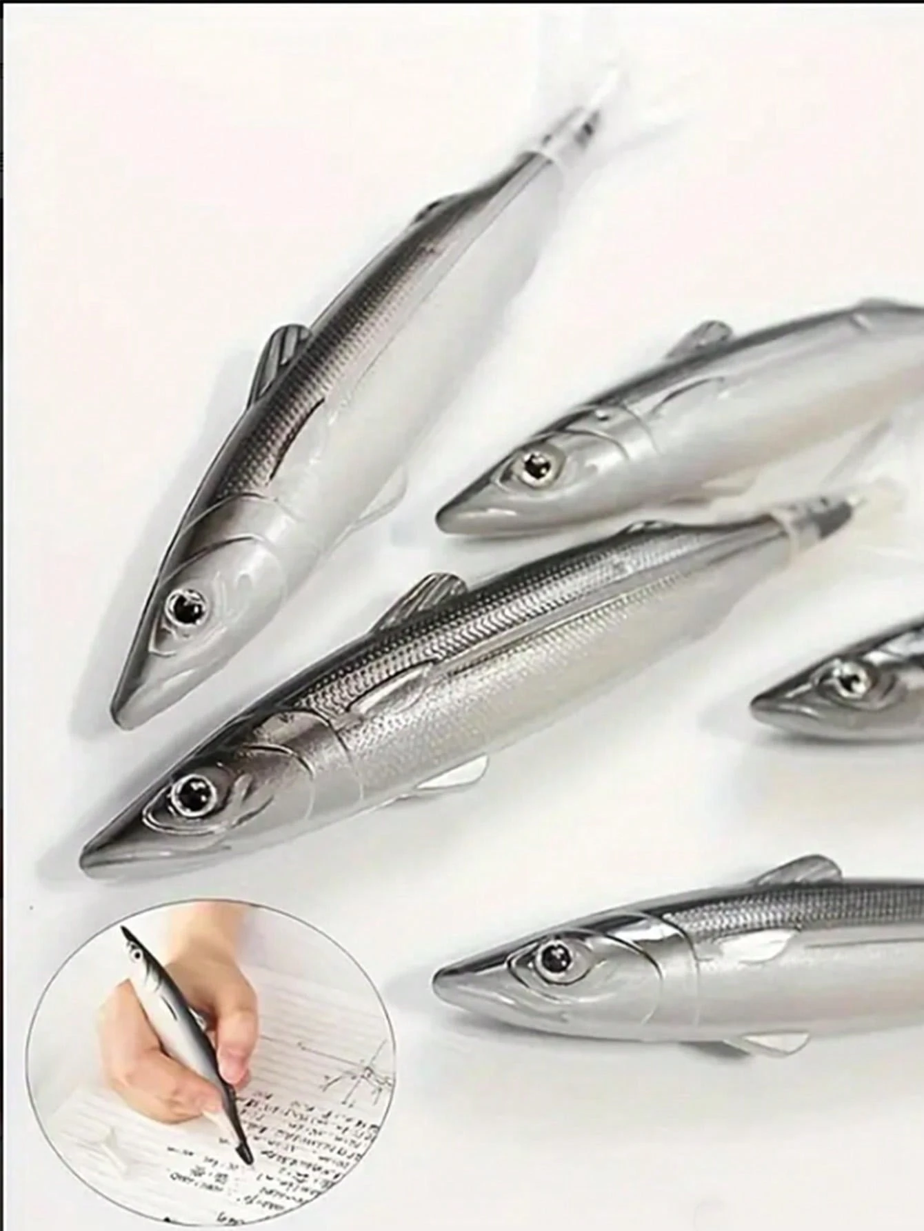 1 Piece Of Funny Salted Fish Shaped Ballpoint Pen, Ocean Series ...