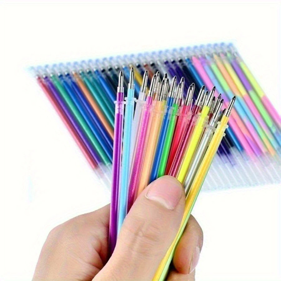 24pcs Colorful Sparkly Ballpoint Pen Refills - Suitable For Art, Craft ...