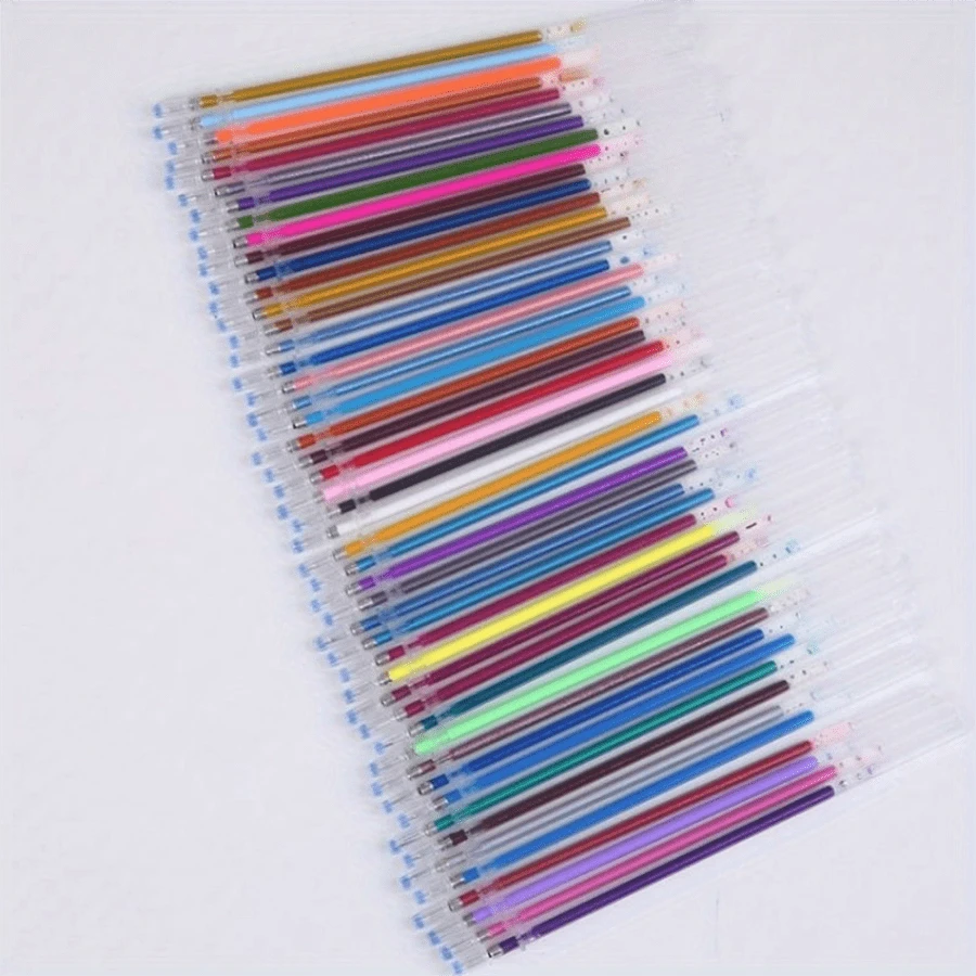24pcs Colorful Sparkly Ballpoint Pen Refills - Suitable For Art, Craft ...