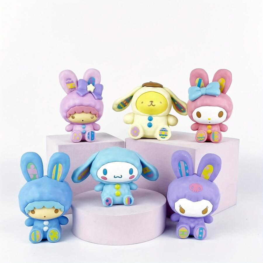 Sanrio Sanrio Rabbit Series Blind Box Doll - Cartoon Cute Desktop Car ...