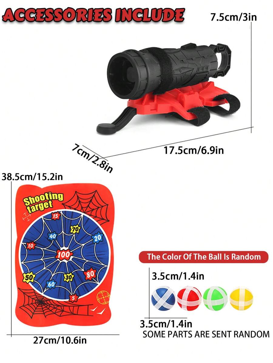 Sticky Ball Toy, Including 6 Sticky Balls, Sticky Ball Launcher, Plush ...