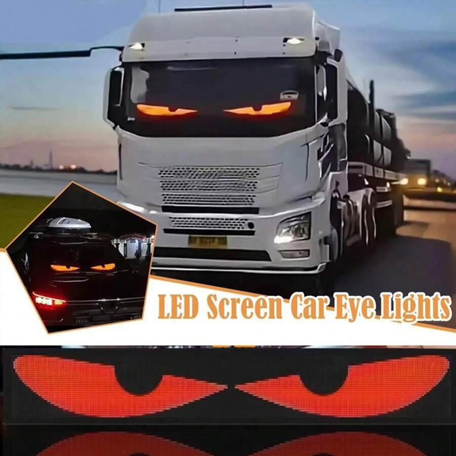 Fccemc Painel de Luz tipo Pixel LED com Olho de Diabo para Caminhão e Carro, com Controle Remoto ...